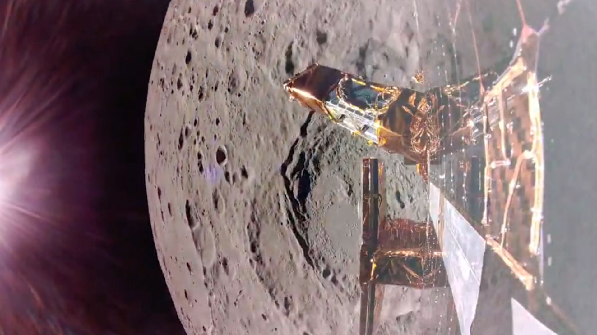 Private Blue Ghost moon lander captures amazing footage of Earth behind ...