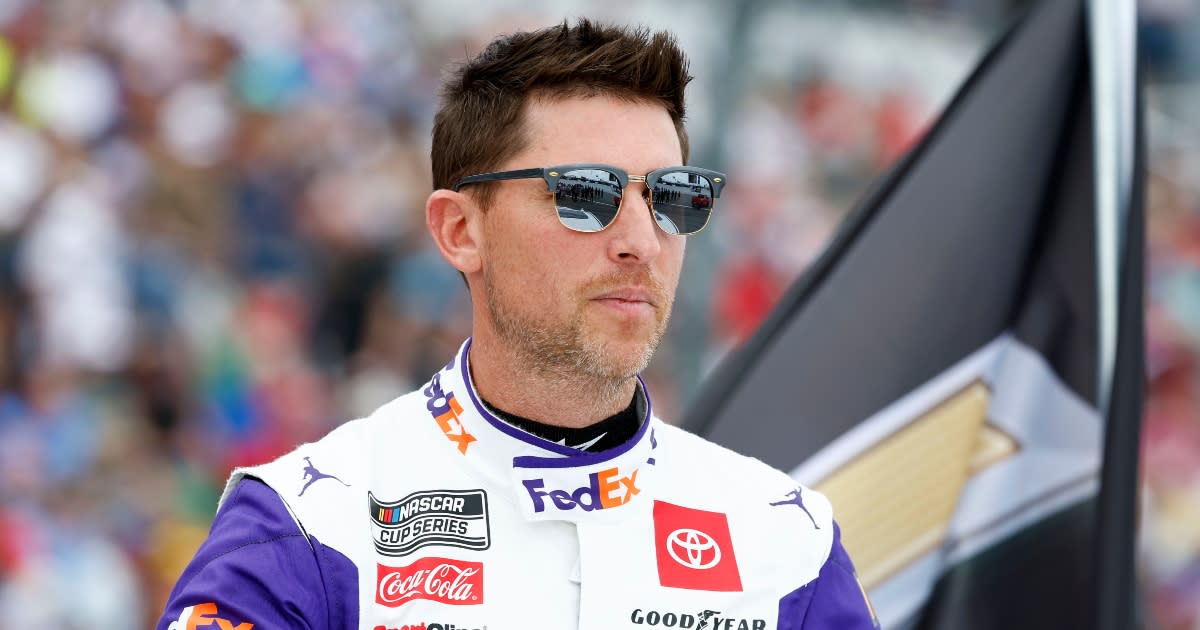 Denny Hamlin sides with Ryan Blaney over Carson Hocevar in Atlanta incident