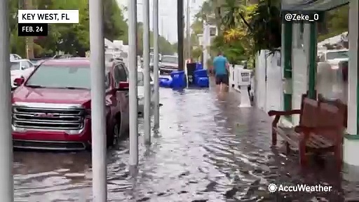 Heavy February rain leads to flooding in southern Florida