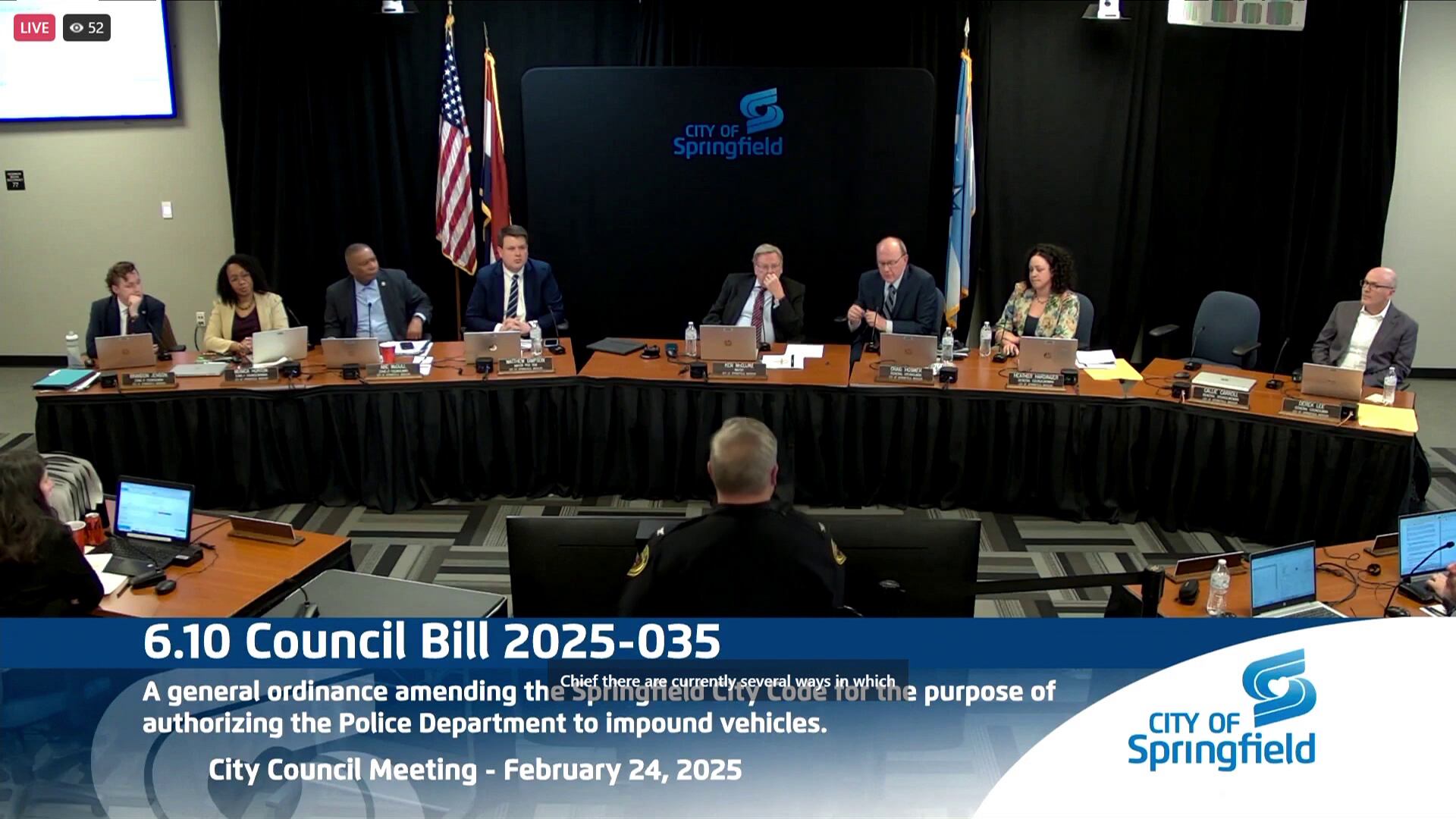 Springfield City Council passes several bills, including new towing ...