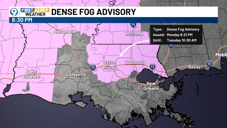 Fog, warm temps, and the weekend parade forecast