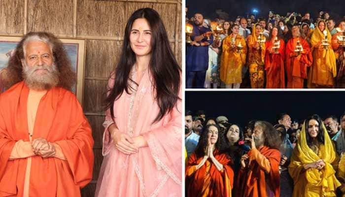 Katrina Kaif, Raveena Tandon Among Other Celebs Attend 'Ganga Aarti' At ...