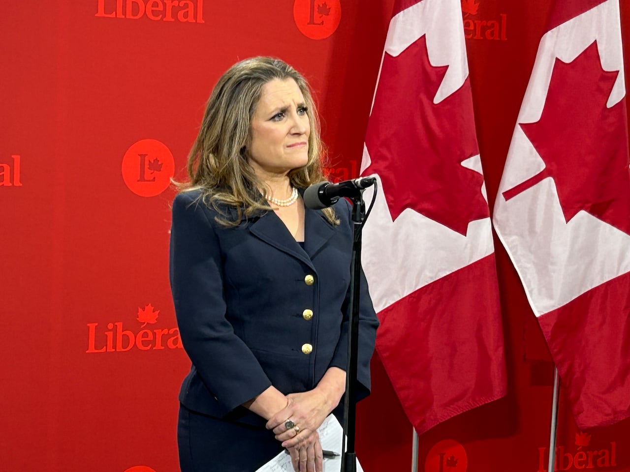 Freeland said not correcting Carney’s French mistake could have been ...