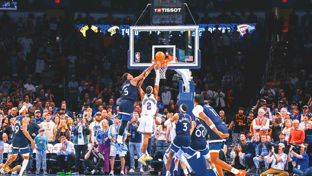 Anthony Edwards' 'Superman' block caps off Timberwolves' 25-point rally ...