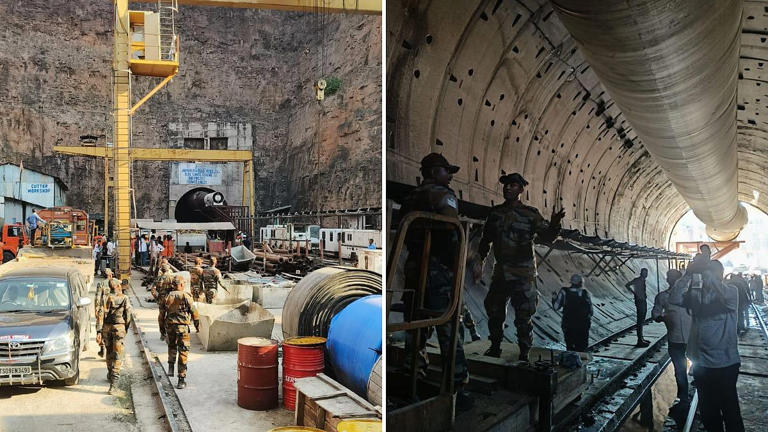 SLBC Tunnel Collapse: BRS, BJP Slam Congress Over Rescue Delays
