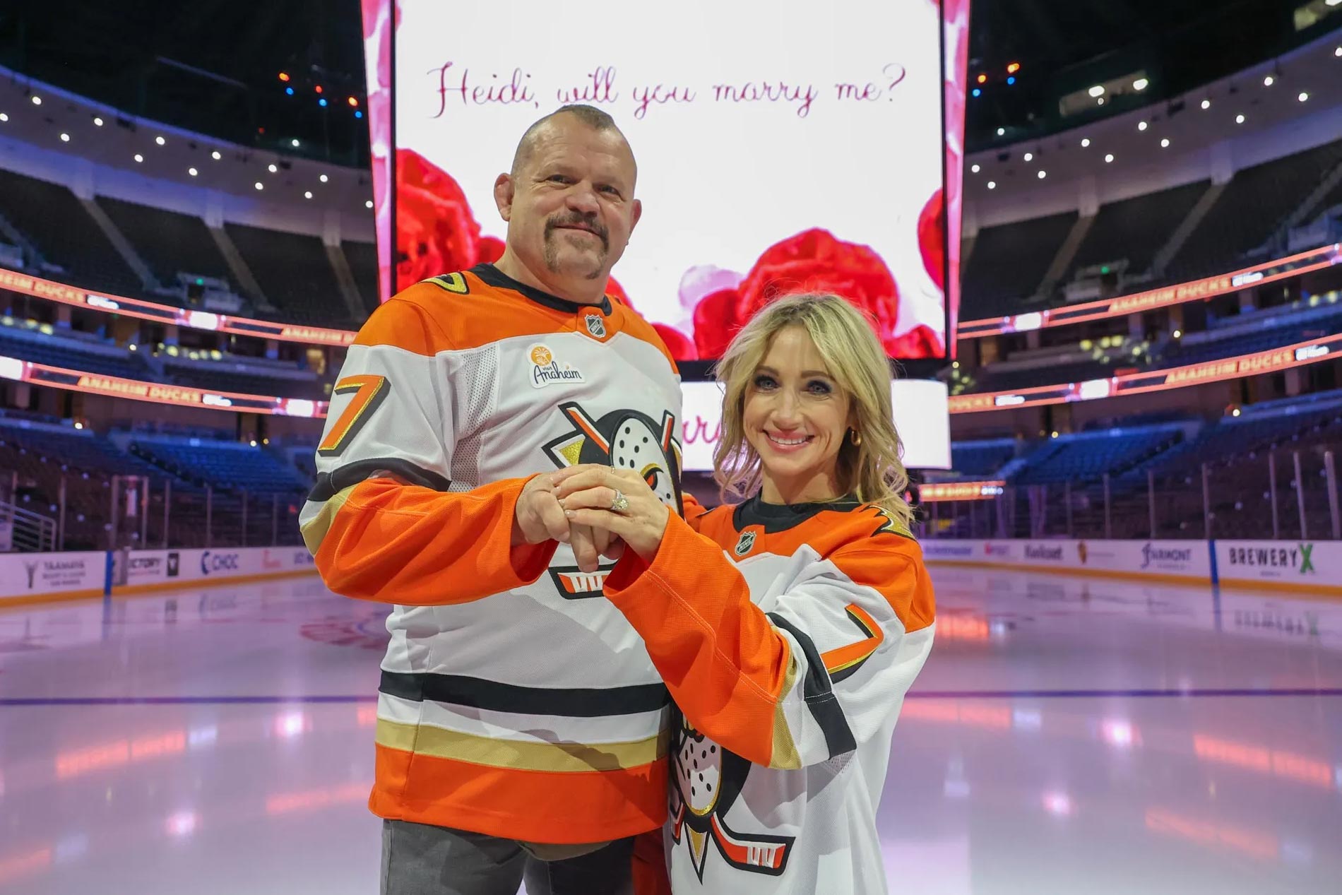 UFC Icon Chuck Liddell Engaged to Girlfriend After Hockey-Themed Proposal