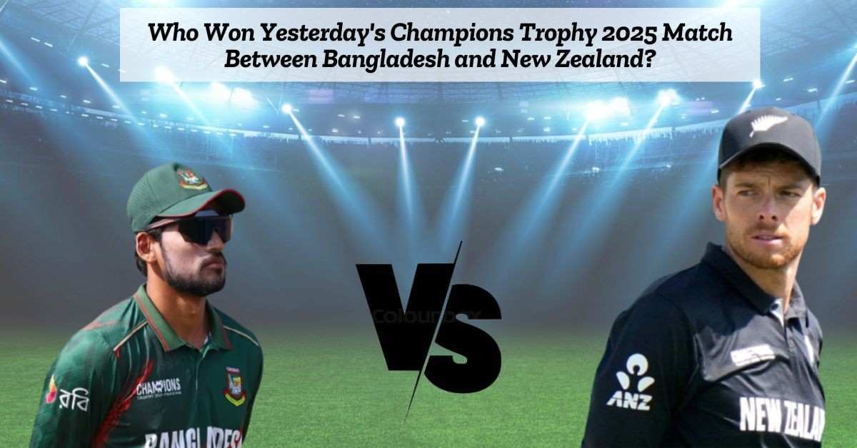 Who Won Yesterday's Champions Trophy 2025 Match Between Bangladesh and ...