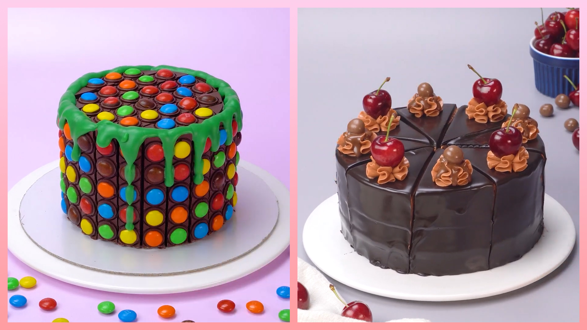 Colorful Candy Cake with Cherries | Sweet, Fun & Irresistible | Mr ...