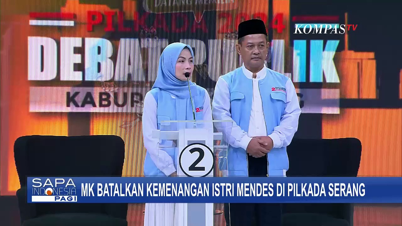 MK Batalkan Kemenangan Istri Mendes di Pilkada Serang 2024