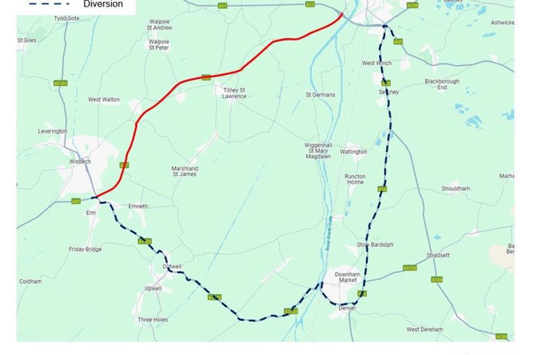Major Cambridgeshire A road to get £6m safety overhaul
