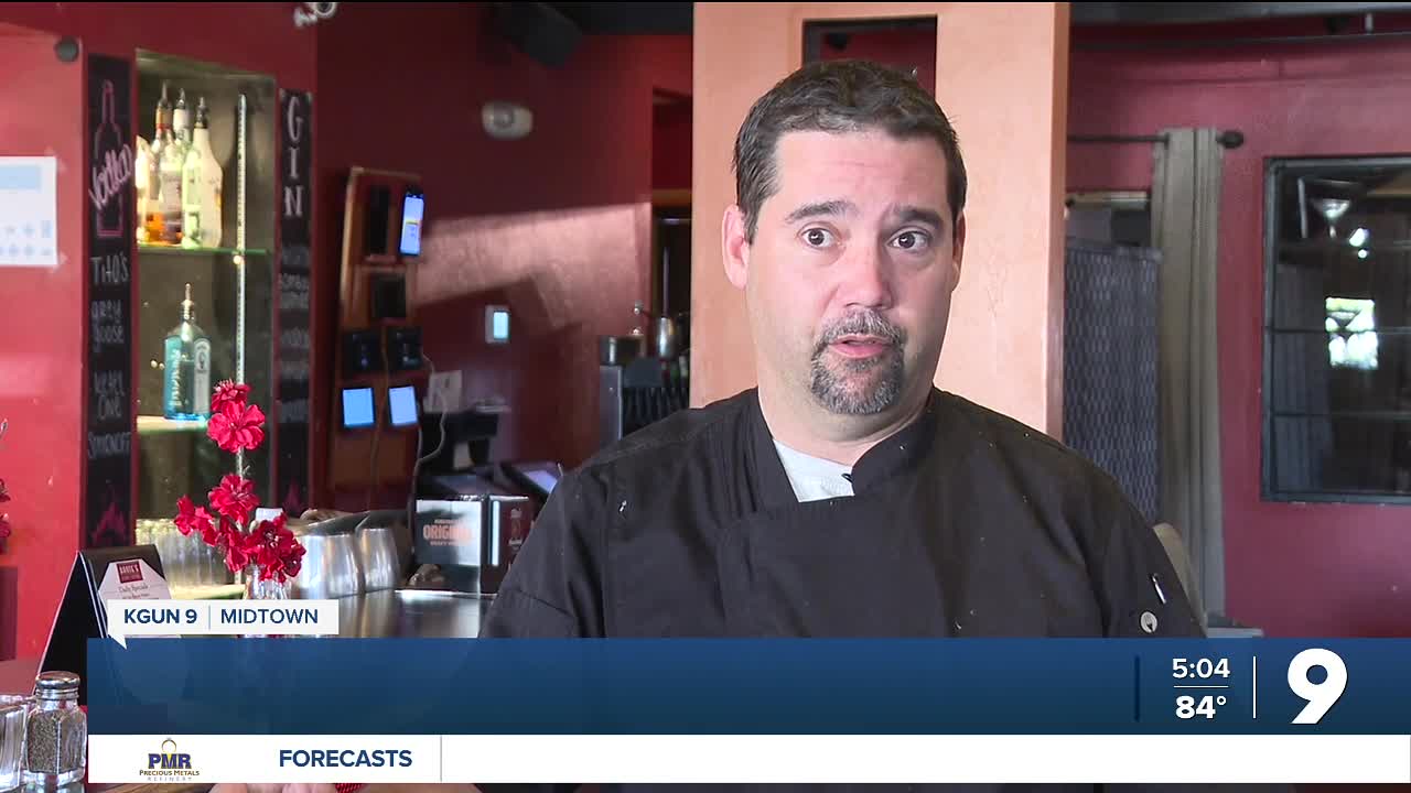 Dante's Kitchen and Cocktails copper theft