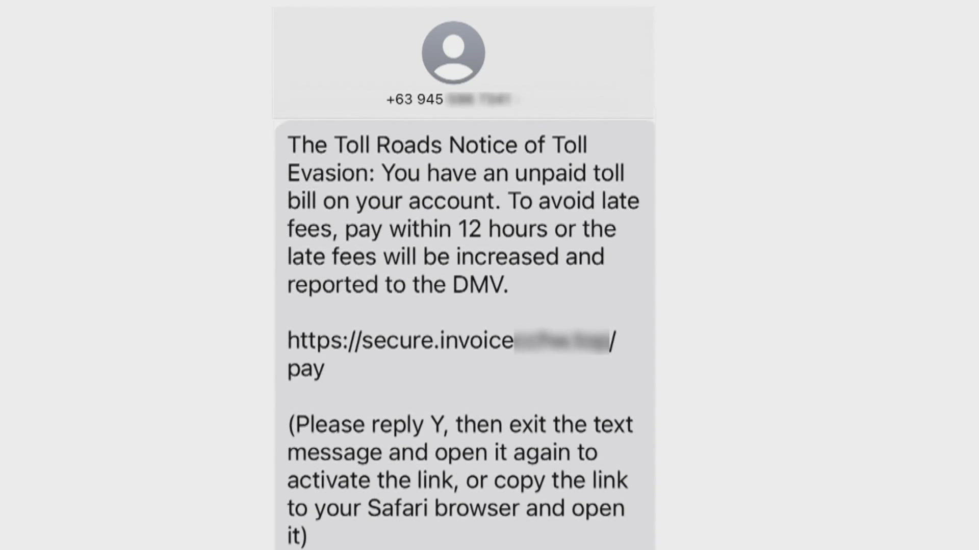 FTC warning about toll scams