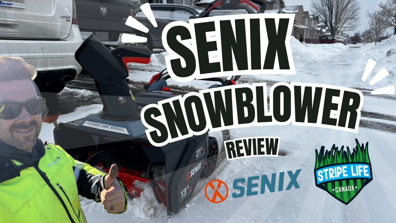 21" Senix Battery Snow Blower Review: Performance & Control in Action