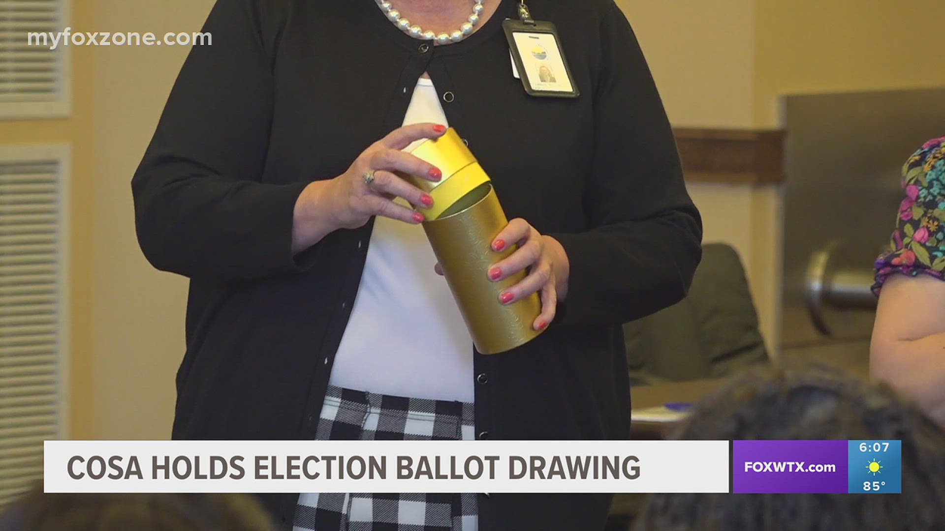 COSA holds election ballot drawing