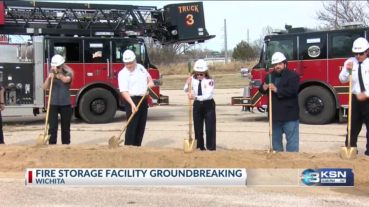 Wichita Fire Department breaks ground on new storage facility