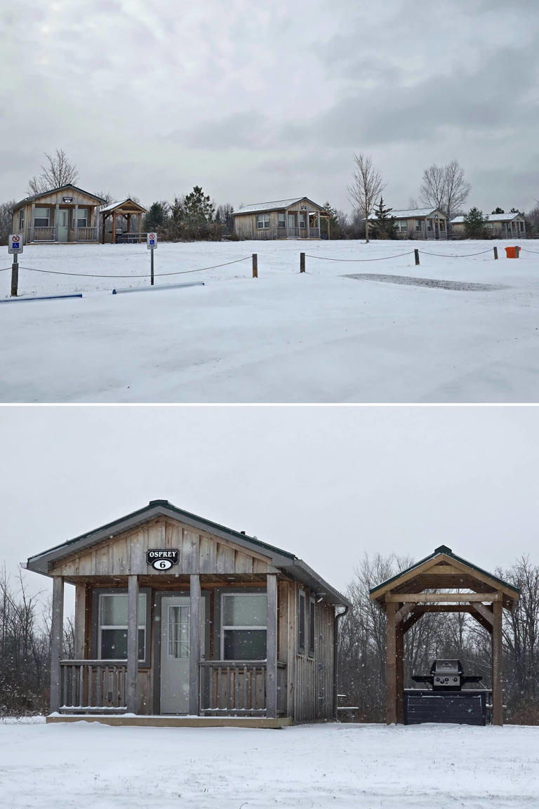 Winter Camping at Valens Lake
