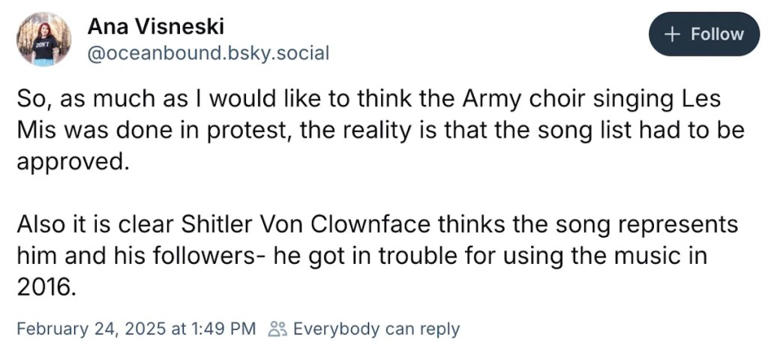 Army Choir Sparks Confusion After Performing 'Les Mis' Protest Song for ...