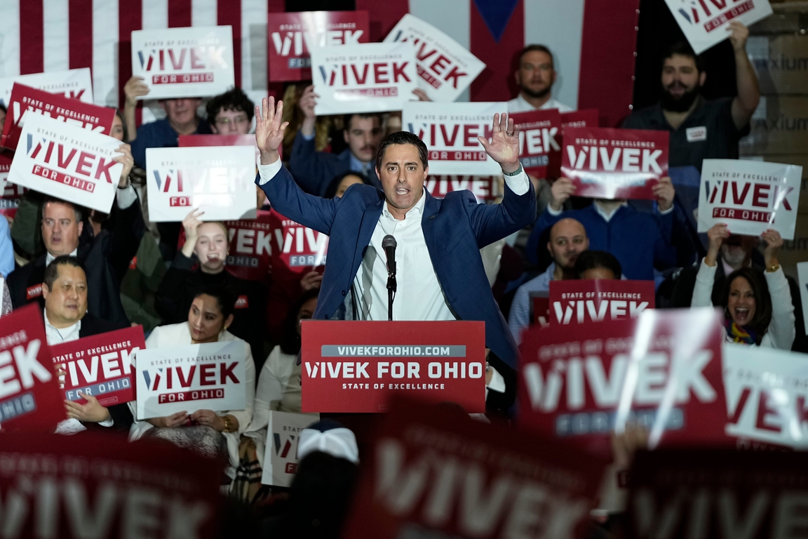 Vivek Ramaswamy announces Ohio gubernatorial campaign