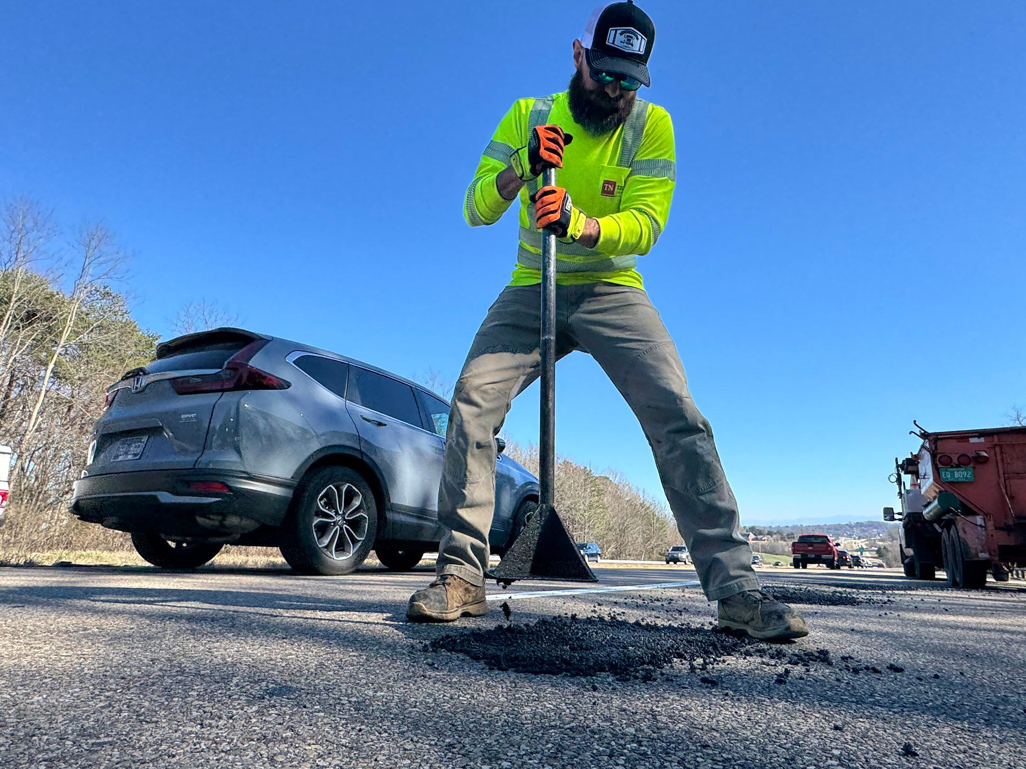 TDOT asks for space on the roads as crews fill potholes