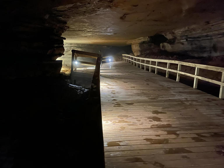 800-year-old art in Dunbar Cave ‘completely submerged’ by floodwaters