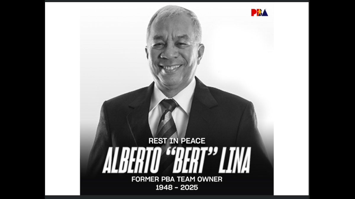 Former Air21 team owner Bert Lina dies at 76