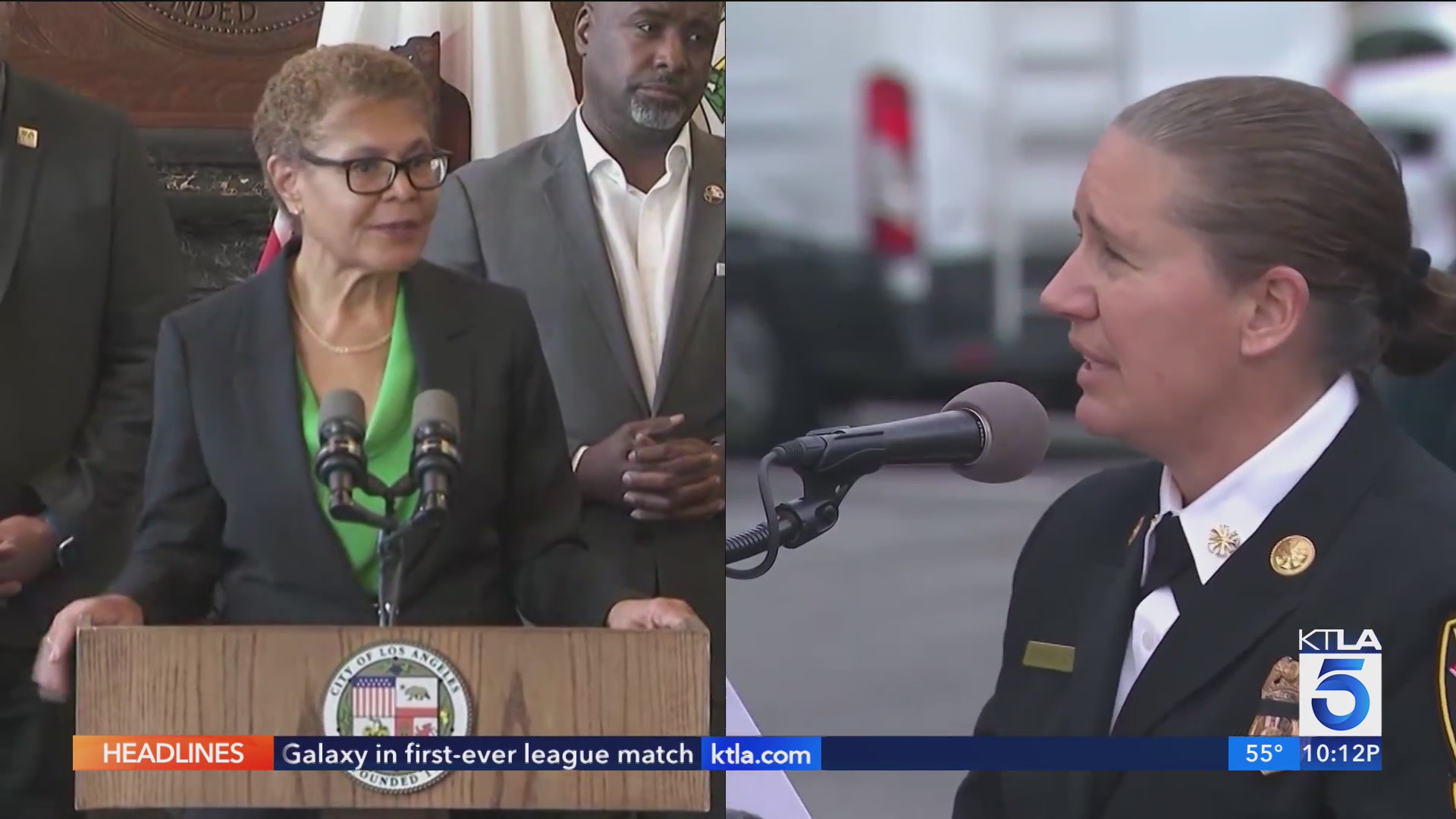 Fallout over fired L.A. Fire chief