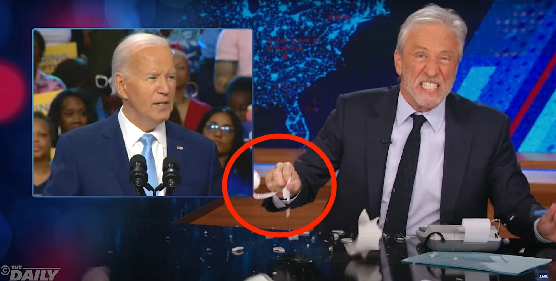 Jon Stewart Suffers Gruesome Injury On 'Daily Show' Set As Segment Goes ...