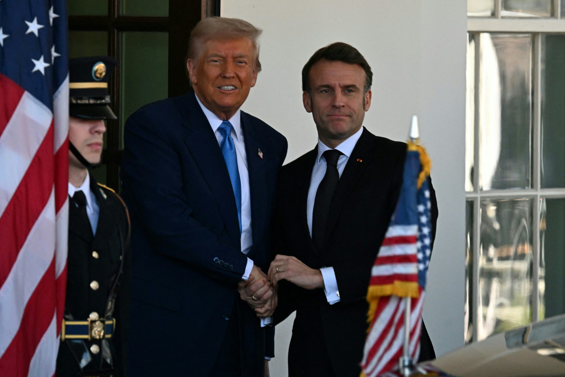 Macron interrupts Trump and corrects his spread of misinformation on ...