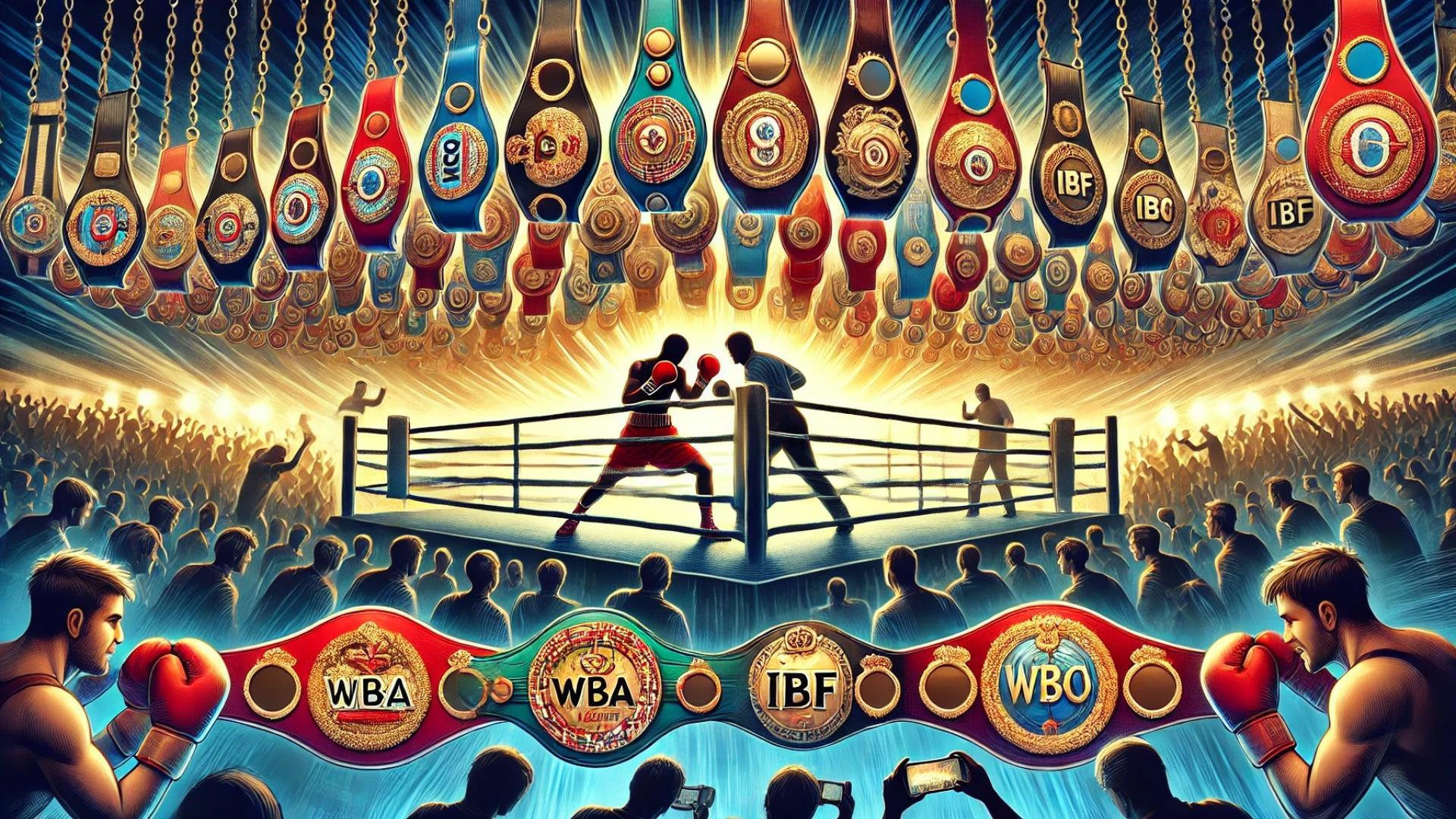 ¿Por qué los campeonatos de boxeo tienen diferentes organizaciones?