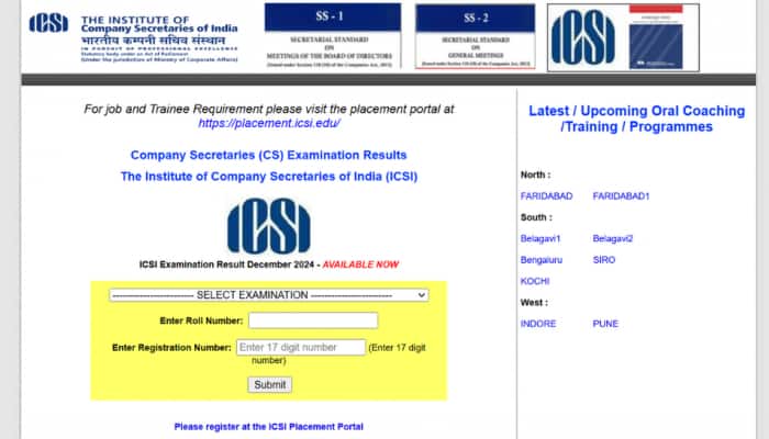 ICSI CS Result 2024: CS Executive Results Declared At icsi.edu- Check ...