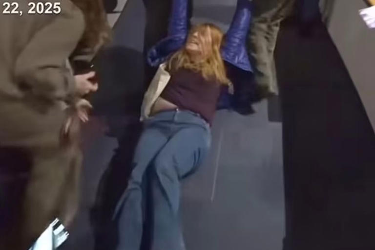 Idaho town hall meeting turns into brawl as a heckling woman is dragged out