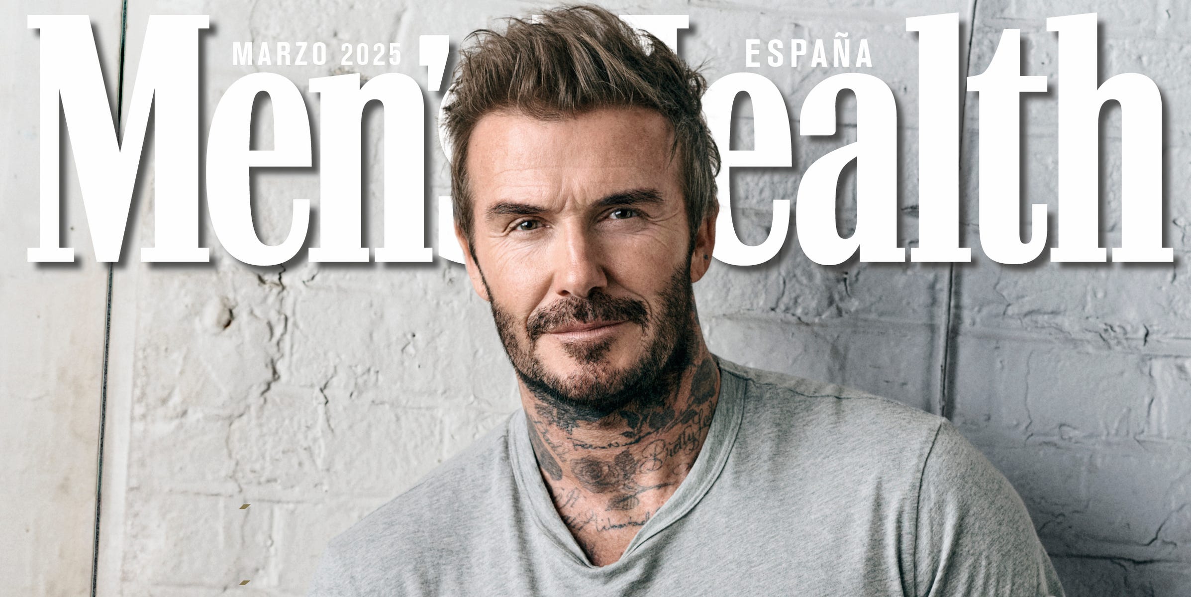 David Beckham, protagonista de la portada de Men's Health, sobre cumplir 50 años: "No me ...
