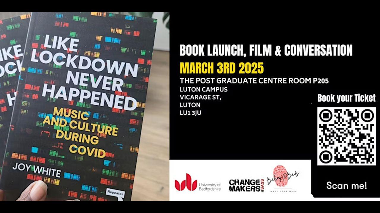 Bedfordshire academic celebrates pandemic-inspired book launch