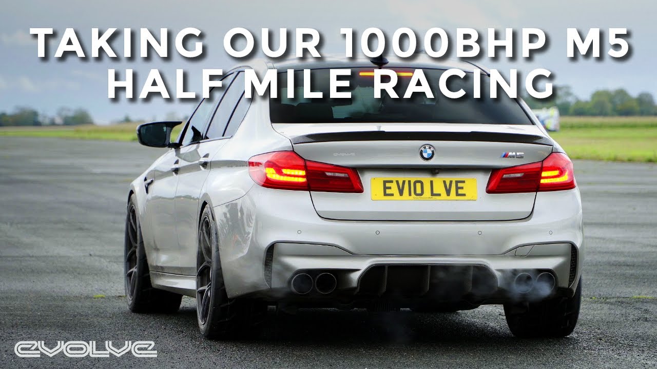 Half-Mile Racing Our 1,000BHP Stage 3 F90 M5 – Insane Speed Test