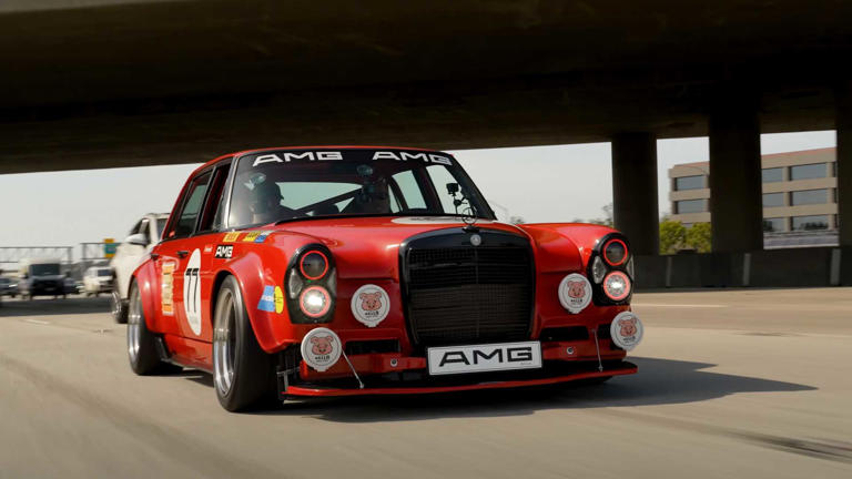 Mercedes-AMG C63S Gets Red Pig Looks In 1,000-HP Restomod Tribute