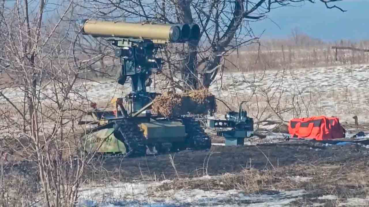 Video: Russia Installs Kornet Anti-Tank Missiles on Varan Ground Drone