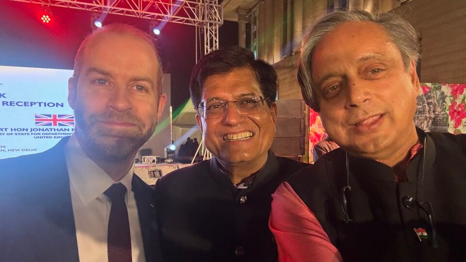 Shashi Tharoor shares picture with Piyush Goyal amid reports of rift ...