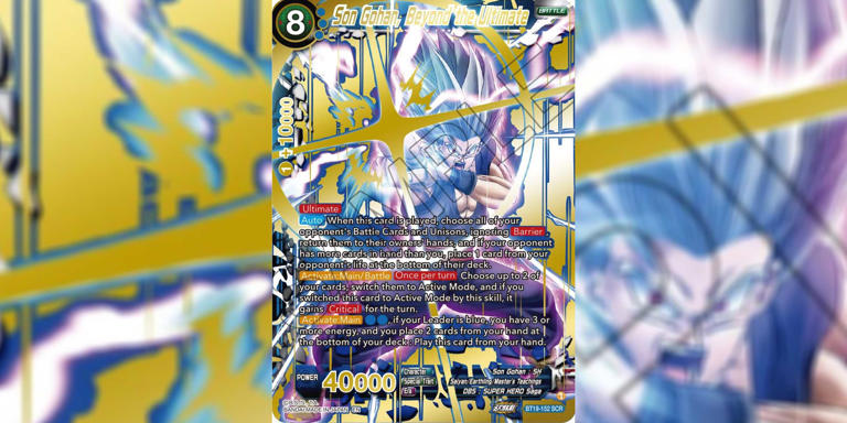 25 Most Expensive Dragon Ball Super: Masters Cards, Ranked