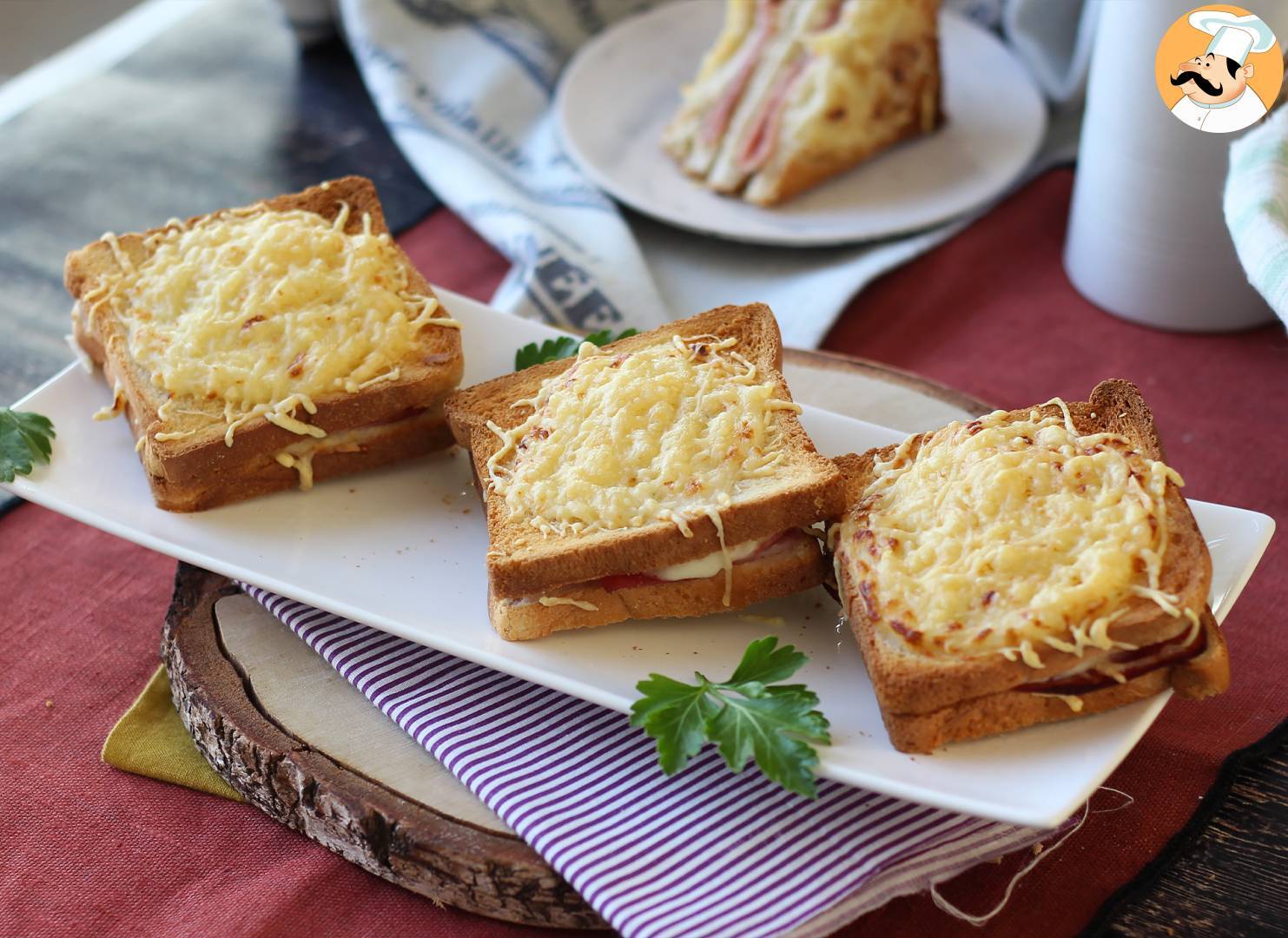 Croque monsieur with air fryer