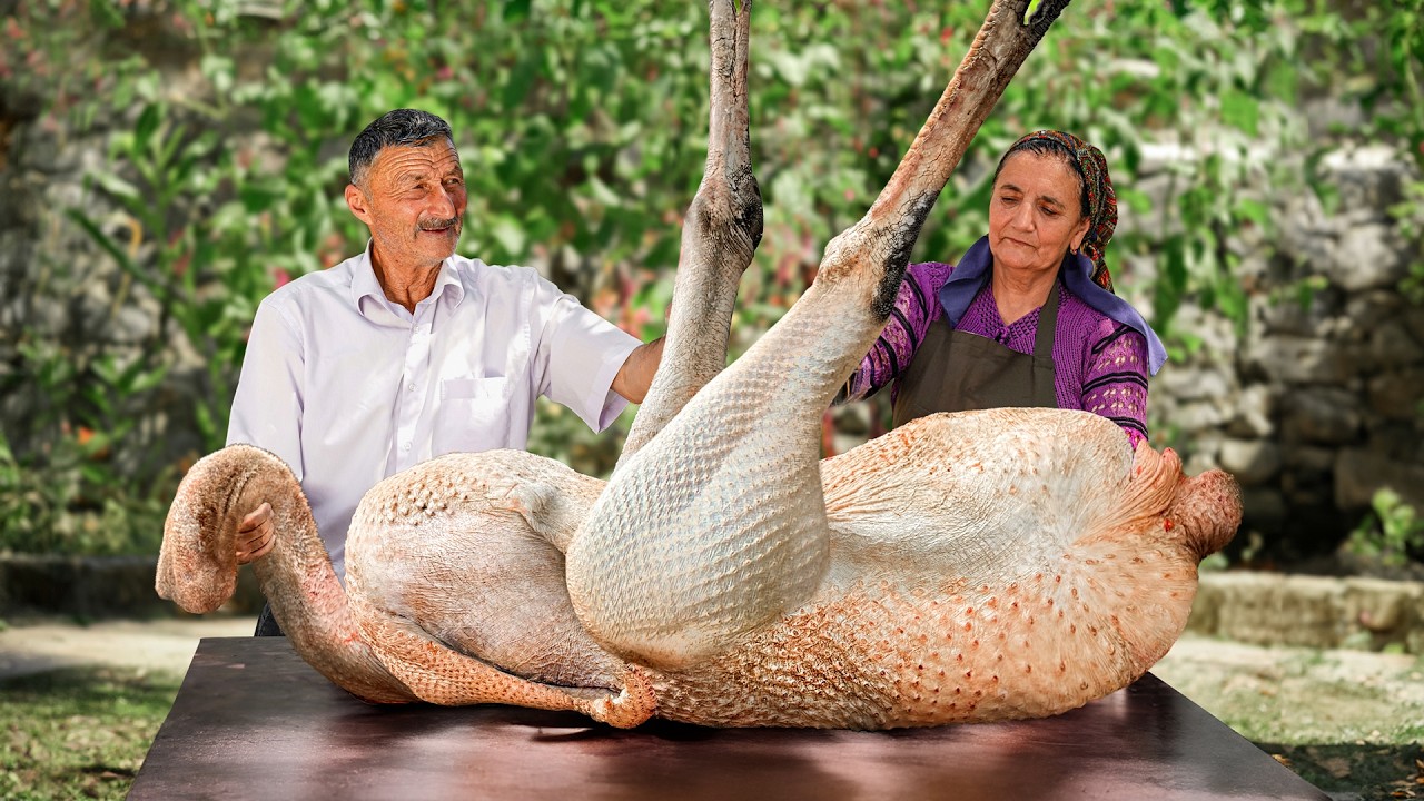 Roasting An Entire Ostrich In An Underground Tandoor! A Feast Our ...