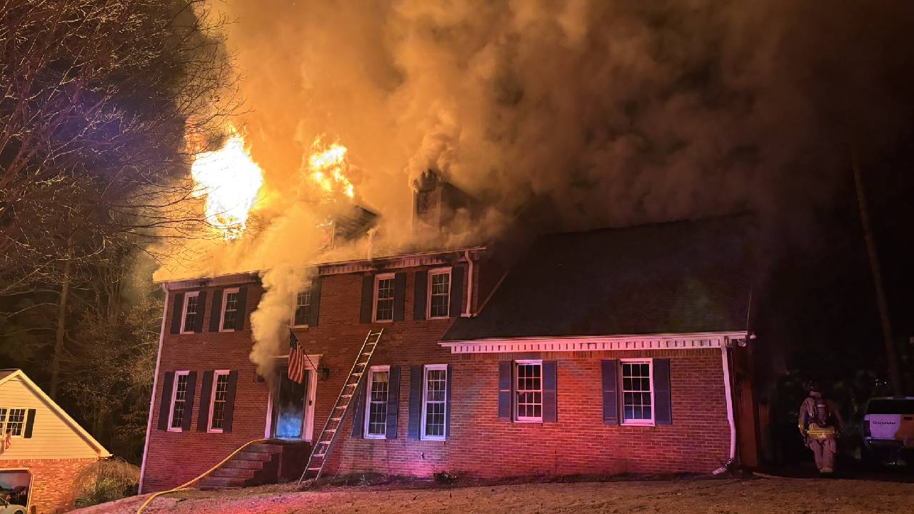2 people escape, 1 dog dies after space heater may have caused house fire