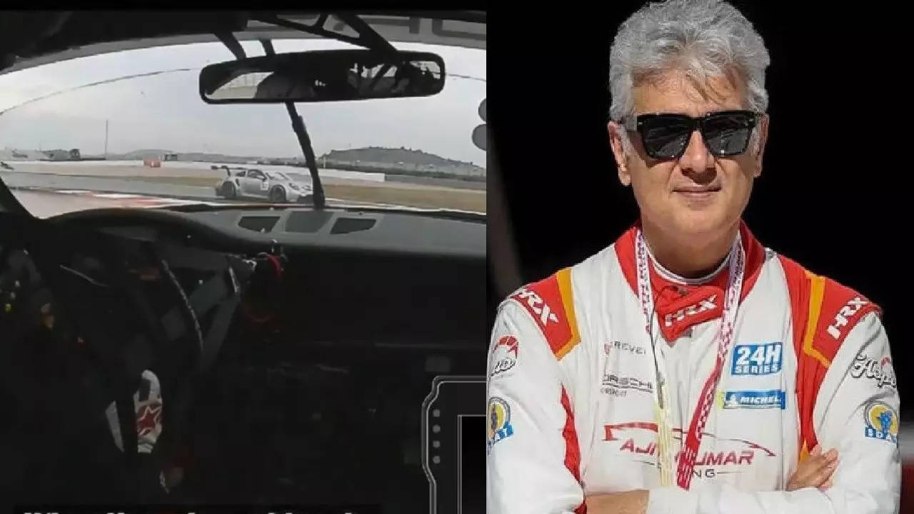 Ajith Kumar's latest accident video! 'Vidaamuyarchi' actor's racing ...