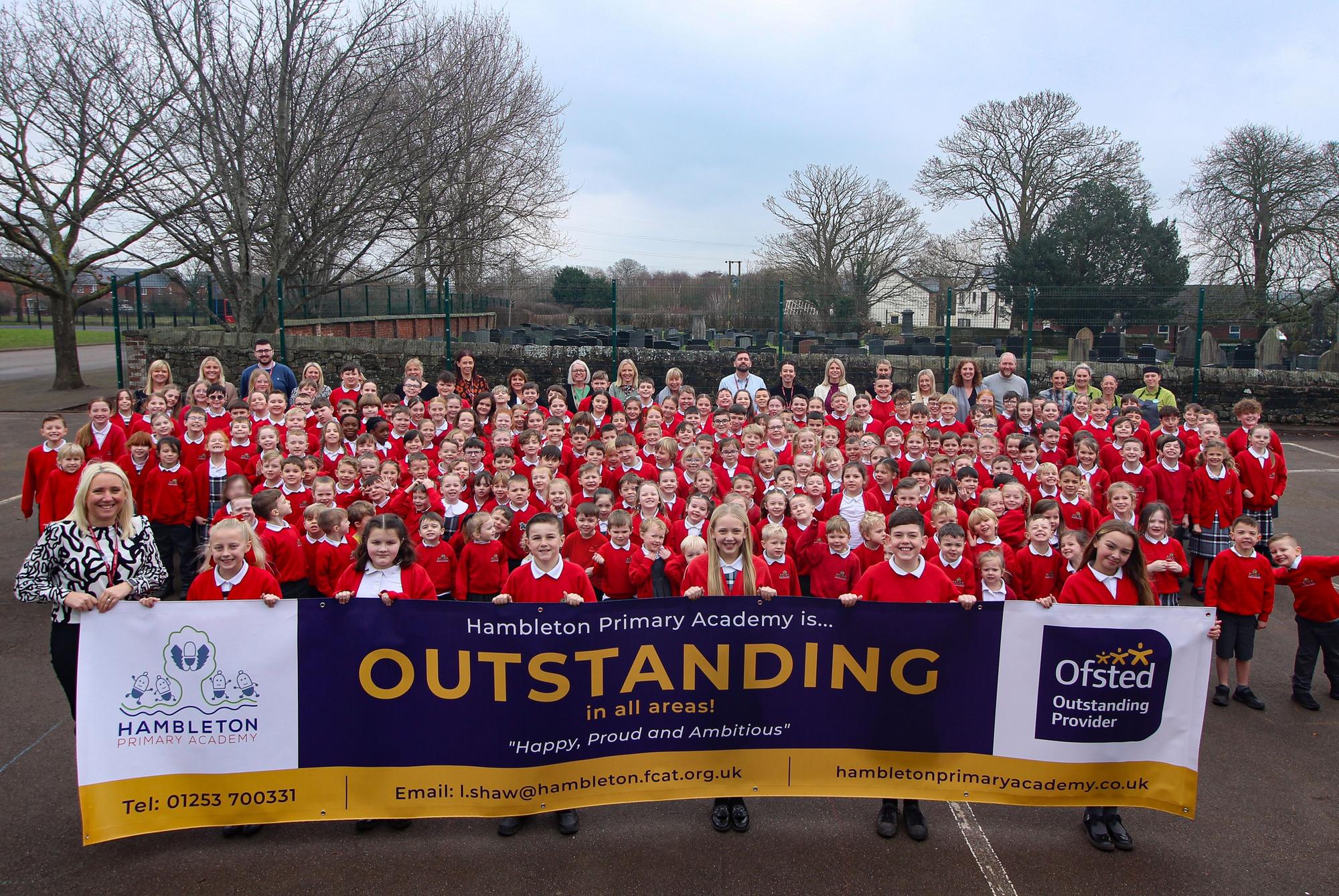 Hambleton Primary School celebrating ‘outstanding' success in all areas ...