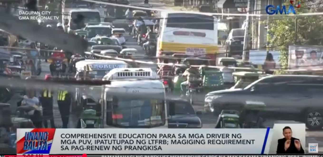LTFRB to enforce comprehensive education for PUV drivers