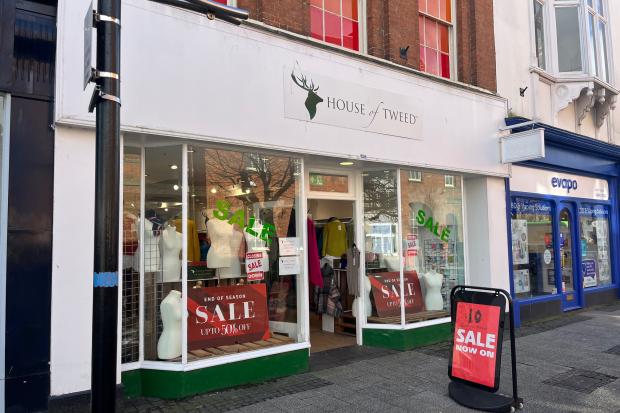 House of Tweed store closing next month, set to re-open