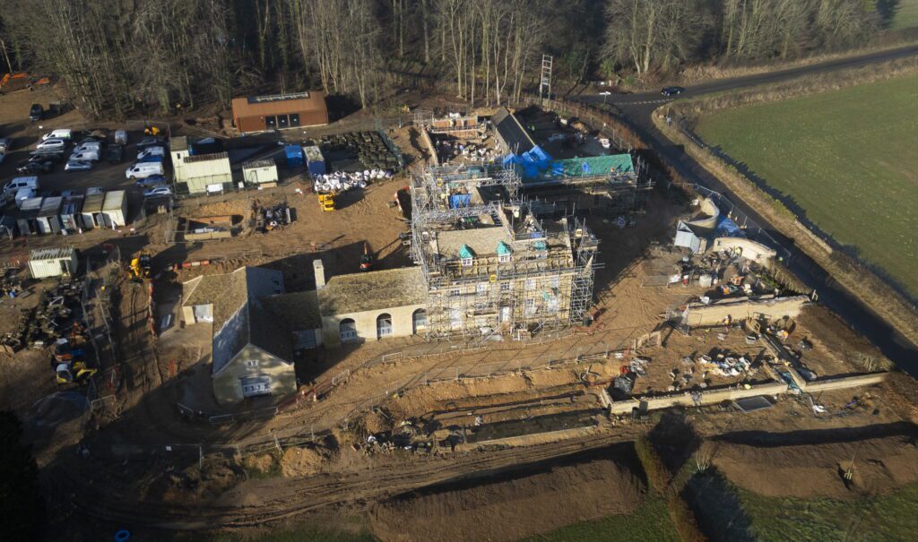 Finishing touches being made to Calvin Harris’ Cotswolds mansion