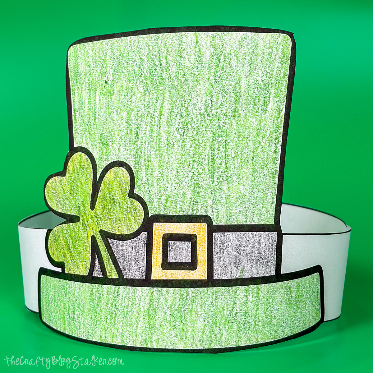Leprechaun Hat Coloring Page Free Printable