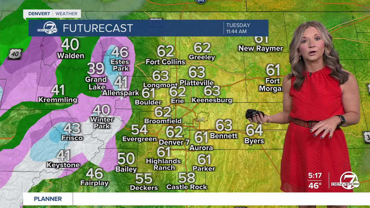 Some near-record high temperatures for the Denver metro area Tuesday Some near-record high temperatures for the Denver metro area Tuesday