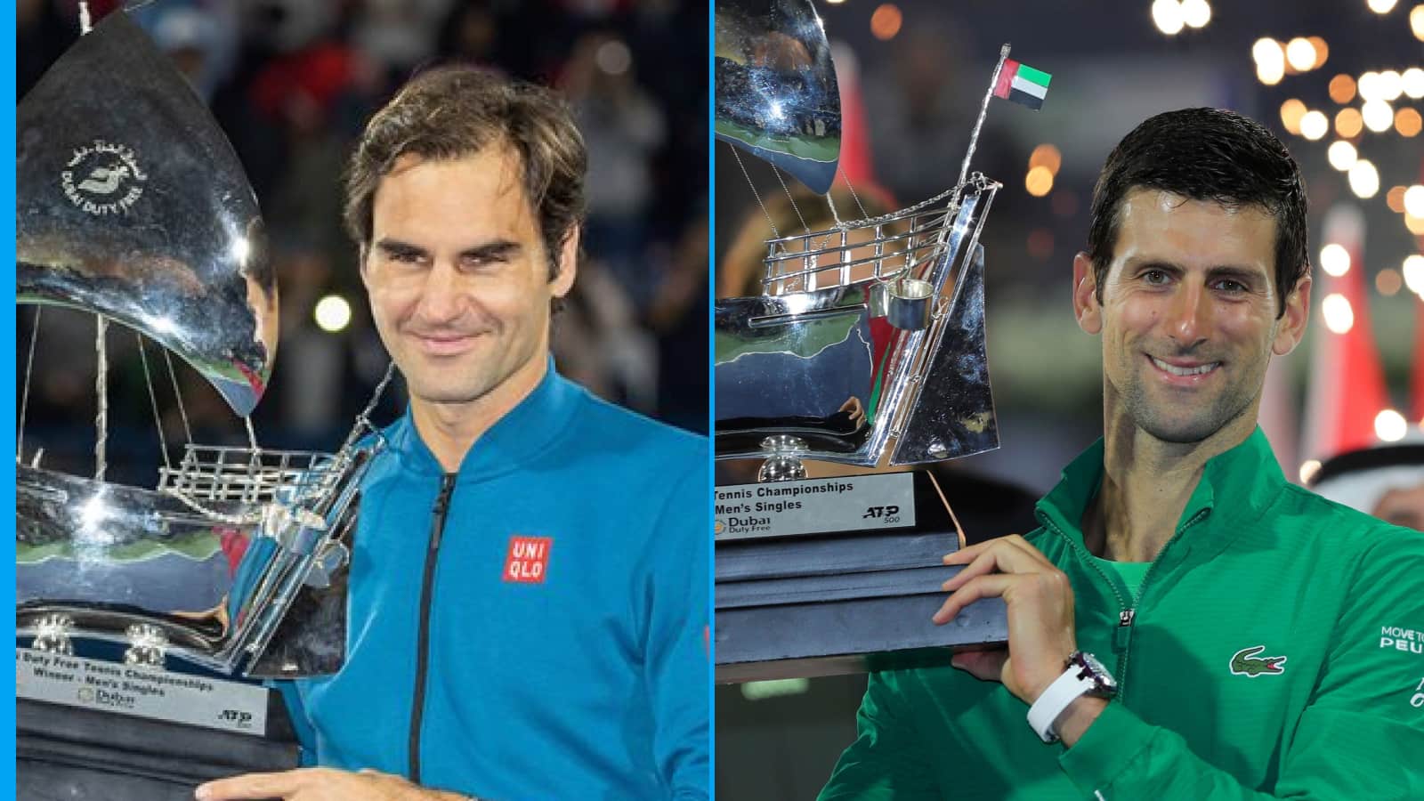 Roger Federer & Novak Djokovic’s unique place in Dubai Tennis Championships history