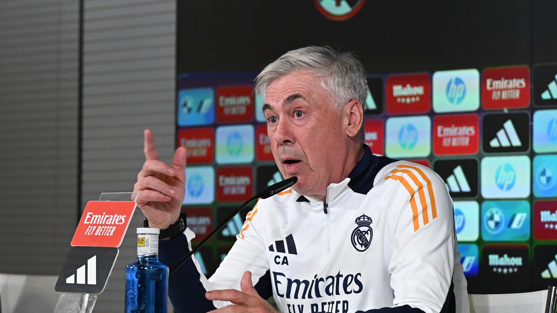 El toque de atención de Ancelotti a la plantilla del Real Madrid: "O ...